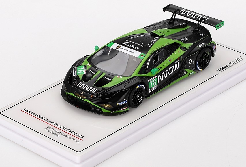 Lamborghini Huracán GT3 EVO2 #78 Forte Racing 2023 IMSA Daytona 24 Hrs ...
