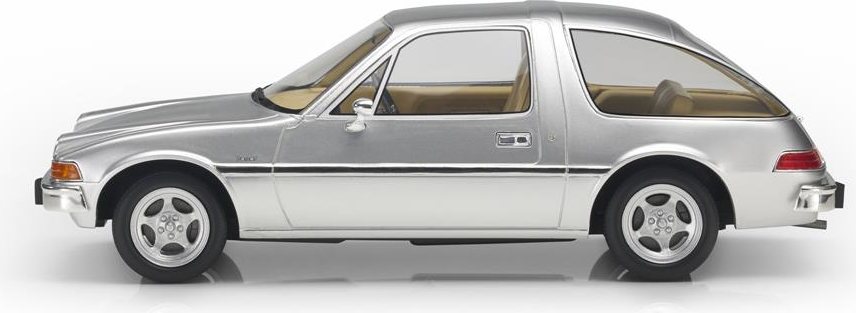 1977 AMC Pacer Silver in 1:18 Scale by LS Collectibles