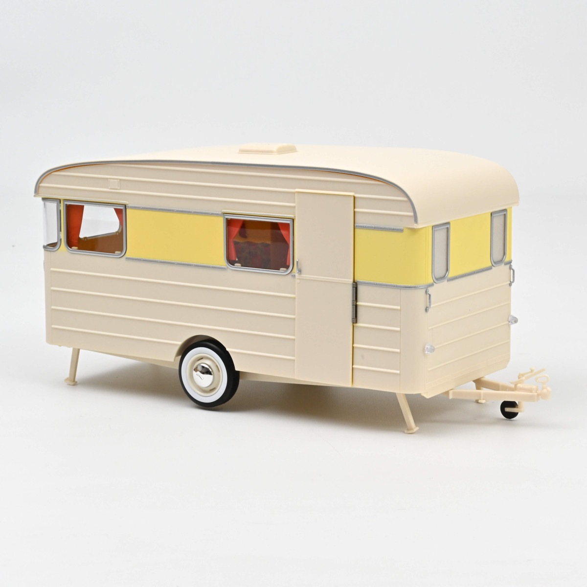 Citroën DS 19 1960 Jonquille Yellow & Caravan Digue Panoramic in 1:18 ...