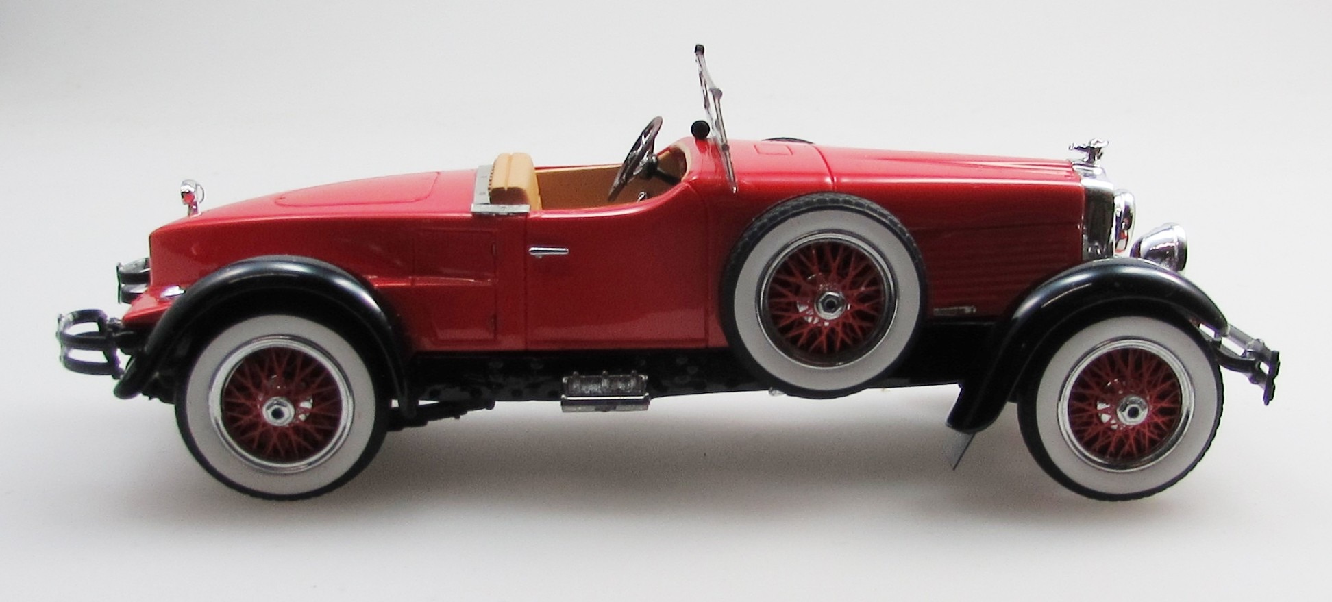 1928 Stutz Black Hawk Speedster Top Down Red/Black in 1:43 scale by ...