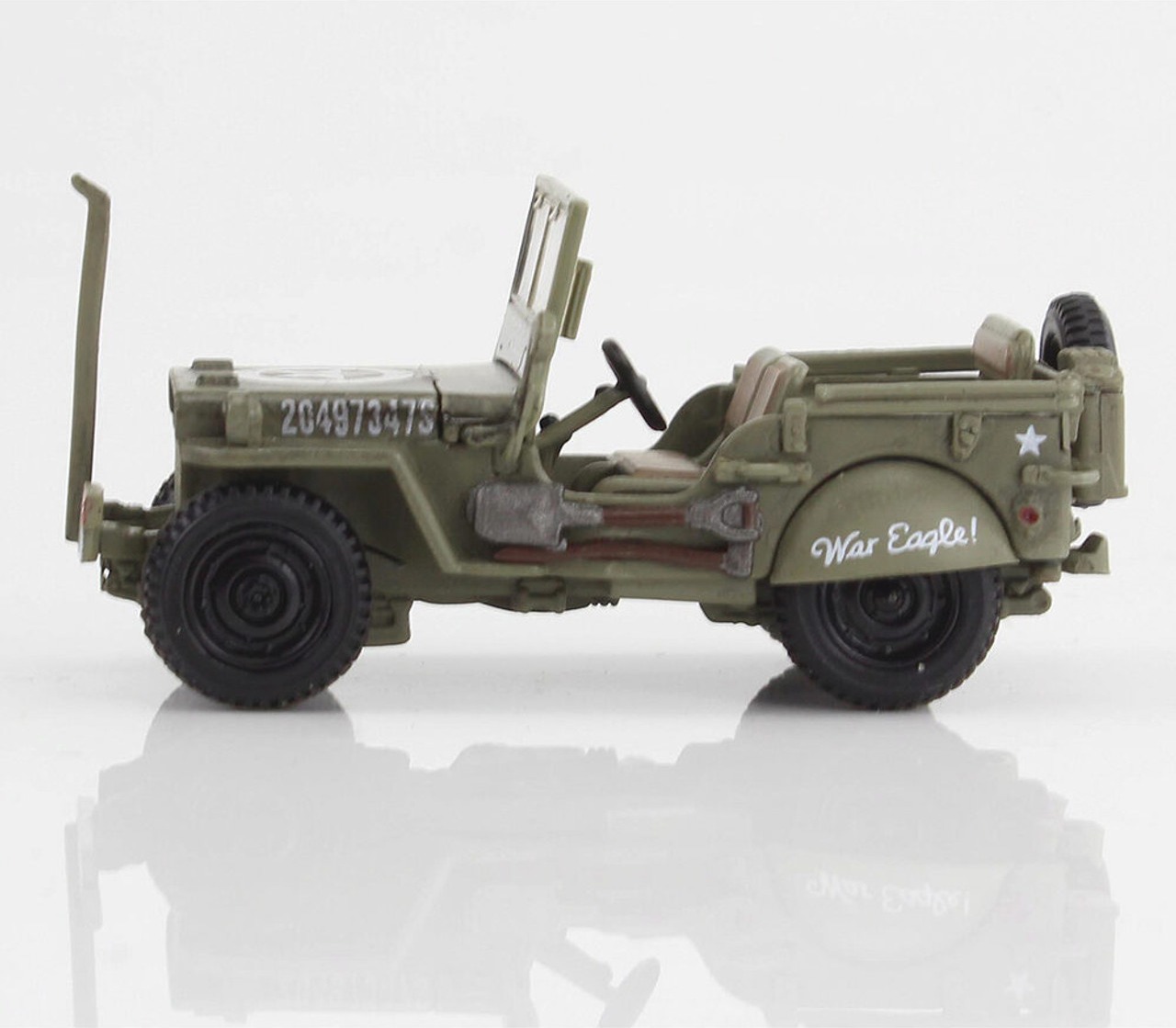 U.S. 1/4-ton Military Vehicle US 3rd Army 1945 "Gen. George Patton" in ...