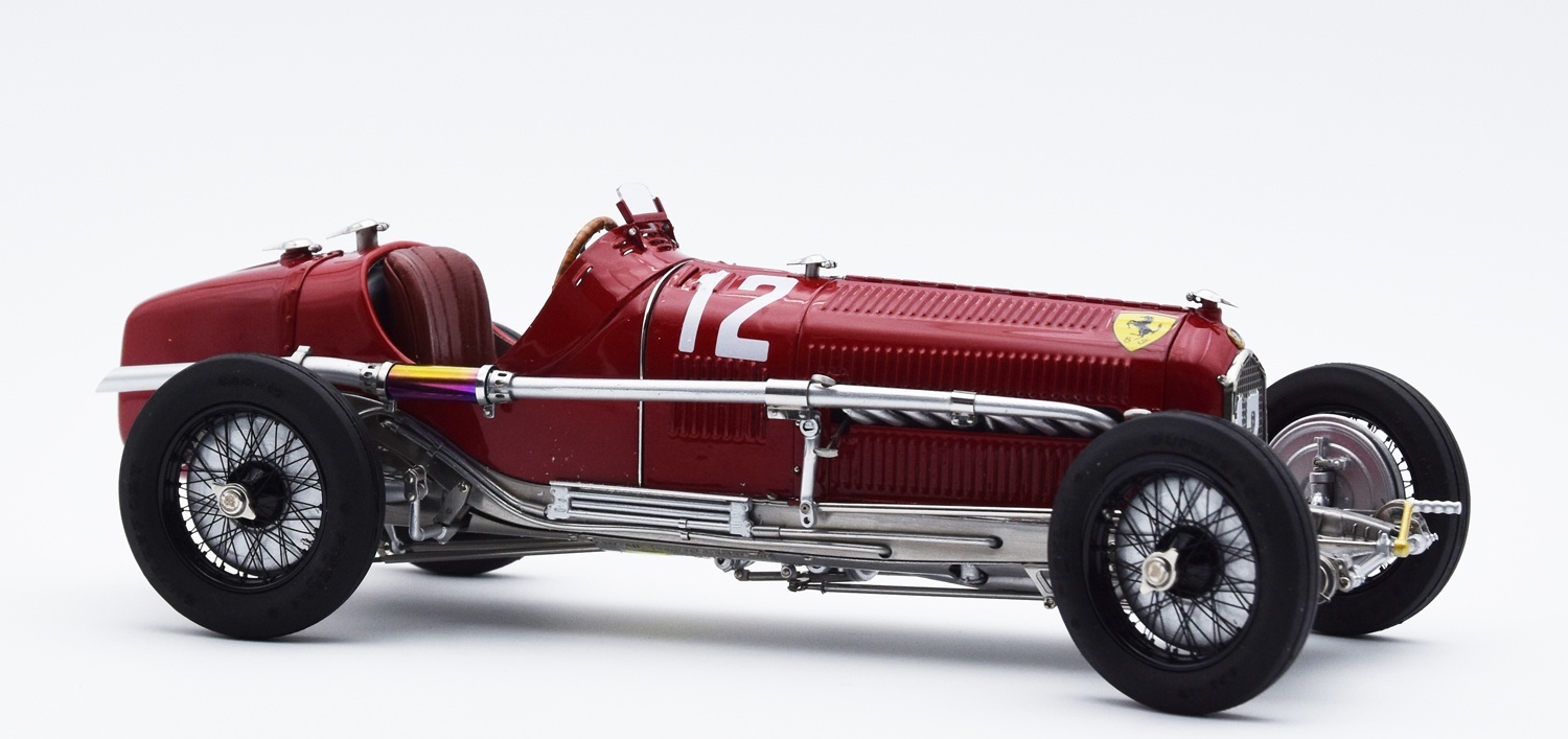 Alfa Romeo P3 Fagioli, 1933 Italian GP Winner #12 in 1:18 Scale by CMC