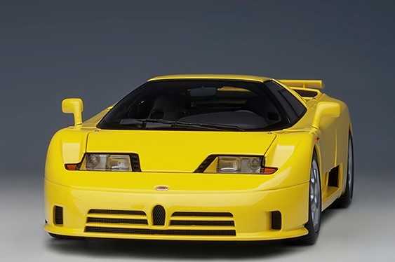BUGATTI EB110 SS (GIALLO BUGATTI/YELLOW) in 1:18 scale by AUTOart by ...
