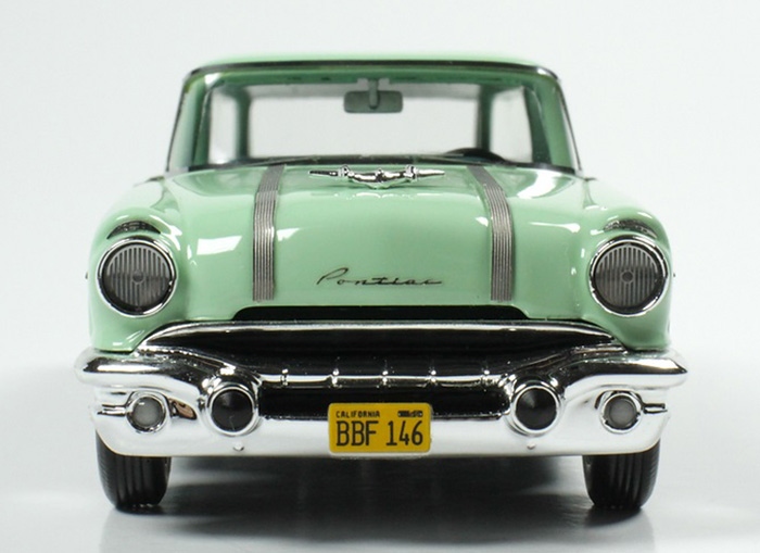 1956 Pontiac Safari Glendale Green Poly in 1:43 scale by Goldvarg ...