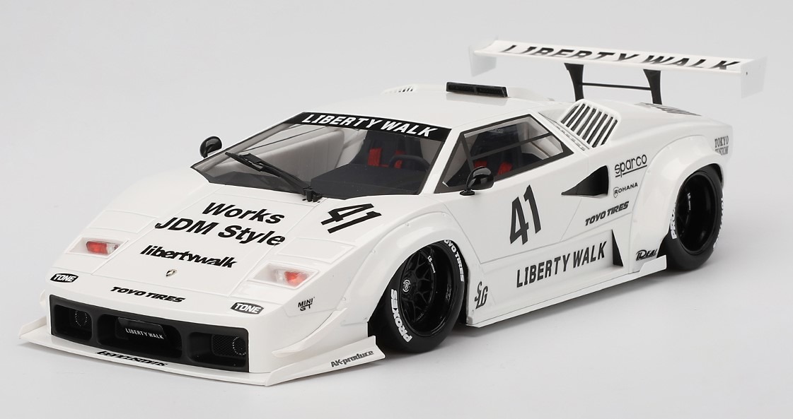 Lamborghini Countach LB-WORKS White 2024 Tokyo Auto Salon in 1:18 scale ...