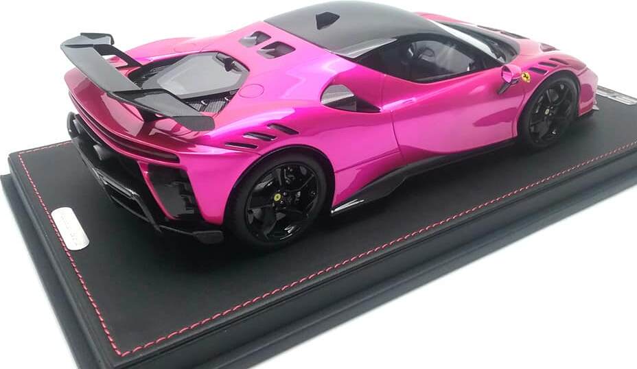 Ferrari SF90 XX Flash Pink Rare Limited Edition of 20pcs in 1:18 scale ...