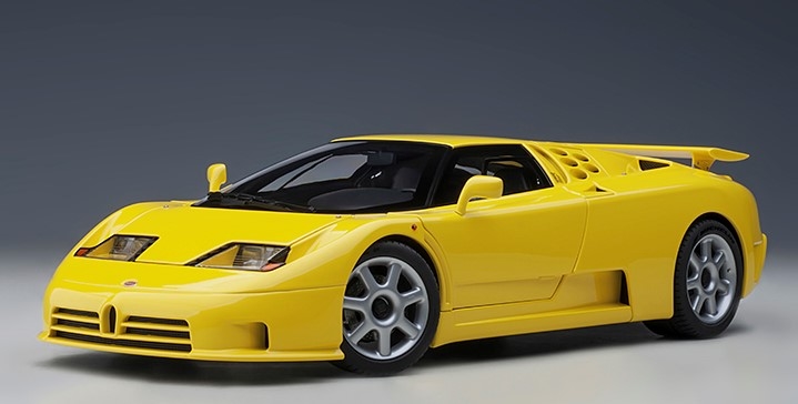 BUGATTI EB110 SS (GIALLO BUGATTI/YELLOW) in 1:18 scale by AUTOart by ...