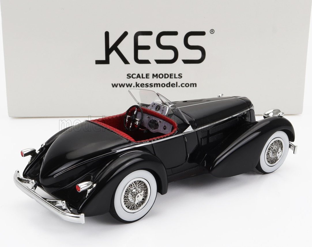 1934 Duesenberg Model A Krueger Special Roadster Open Black in 1:43 ...