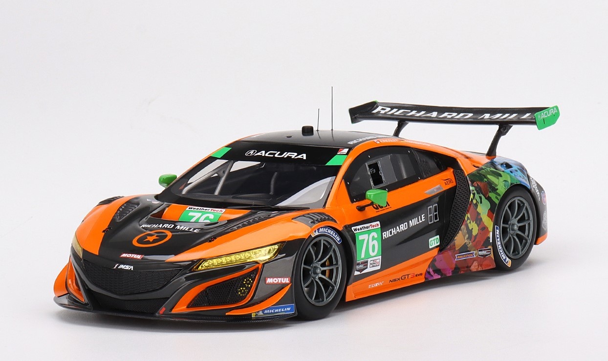 2021 Acura NSX GT3 EVO #76 Compass Racing IMSA in 1:18 scale by Topspeed