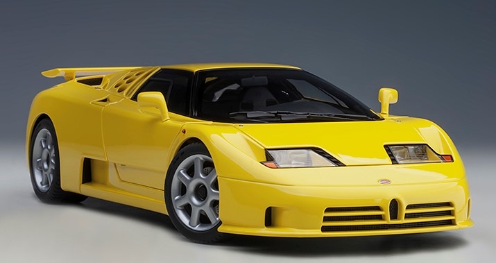 BUGATTI EB110 SS (GIALLO BUGATTI/YELLOW) in 1:18 scale by AUTOart by ...