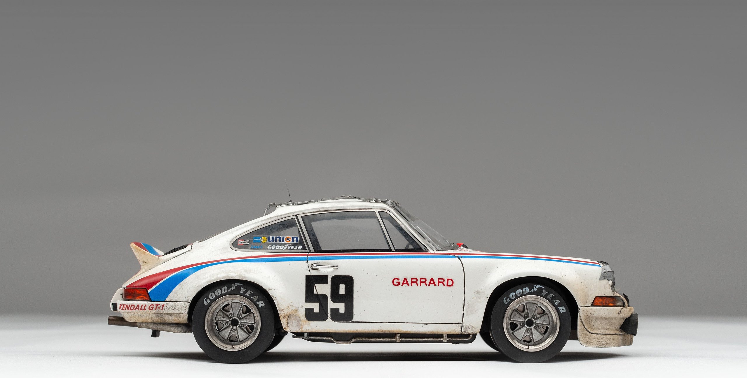 Porsche 911 RSR 2.8 1973 Daytona Brumos Livery Race Weathered in 1:18 ...
