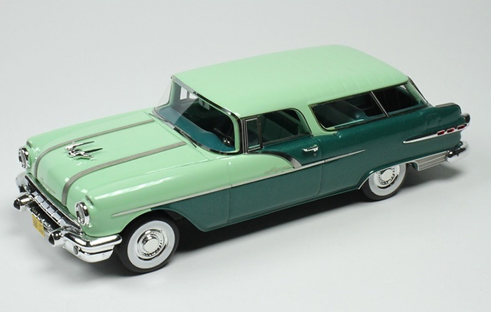 1956 Pontiac Safari Glendale Green Poly in 1:43 scale by Goldvarg ...