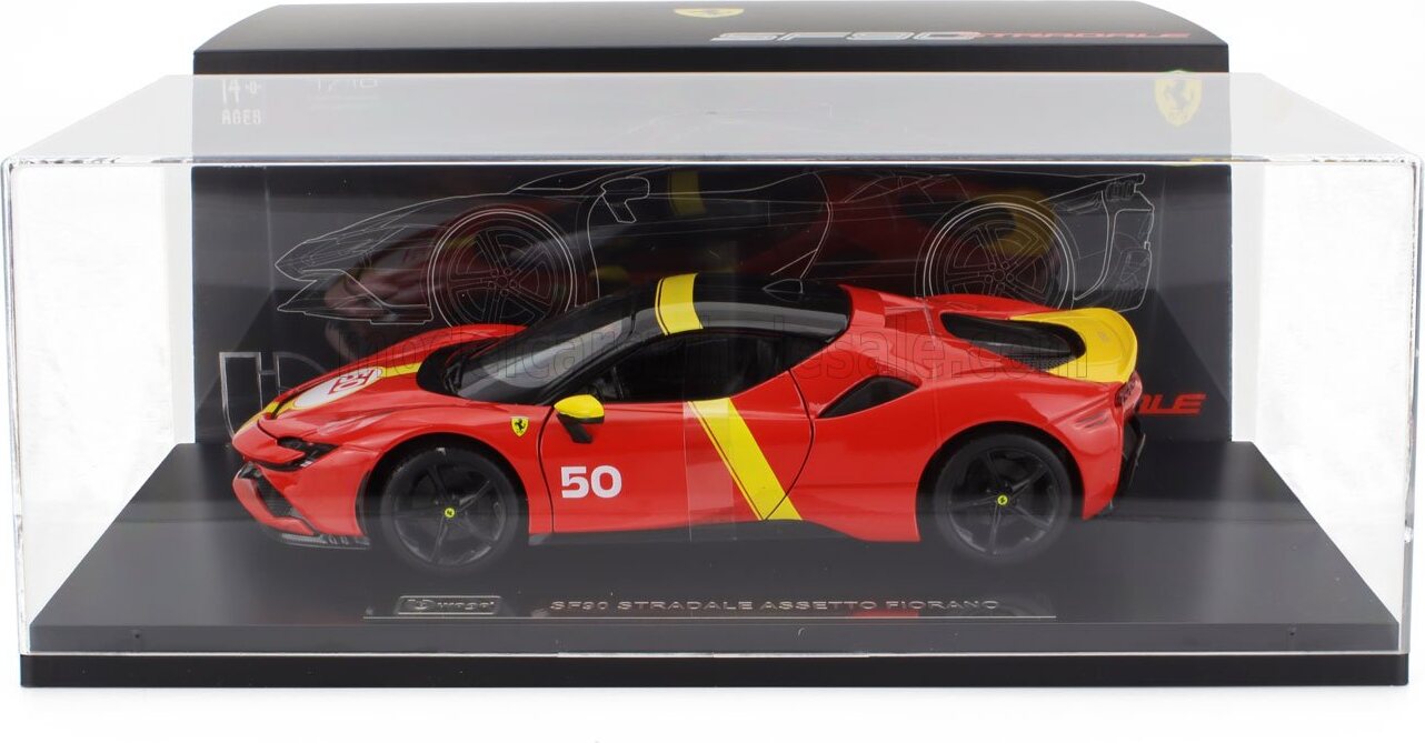 Ferrari SF90 Stradale Hybrid 1000hp #50 24h Le Mans Livery in 1:18 ...