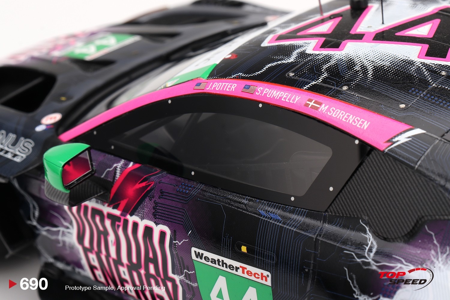 Aston Martin Vantage GT3 Evo #44 Magnus Racing 2025 IMSA Walkins Glen 6 ...