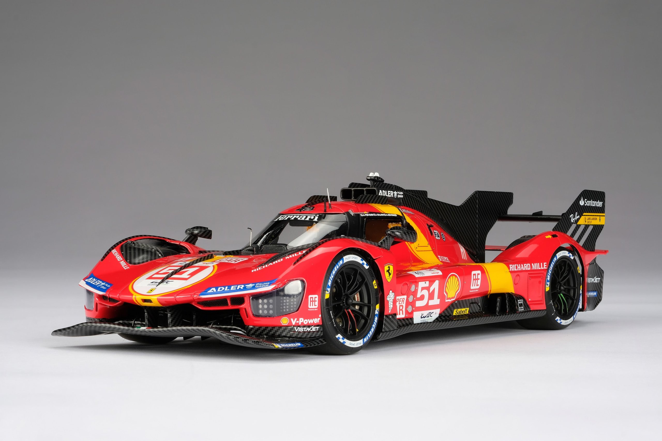 Ferrari 499P #51 Hypercar 2023 24H LeMans Winner in 1:18 scale by Amalgam