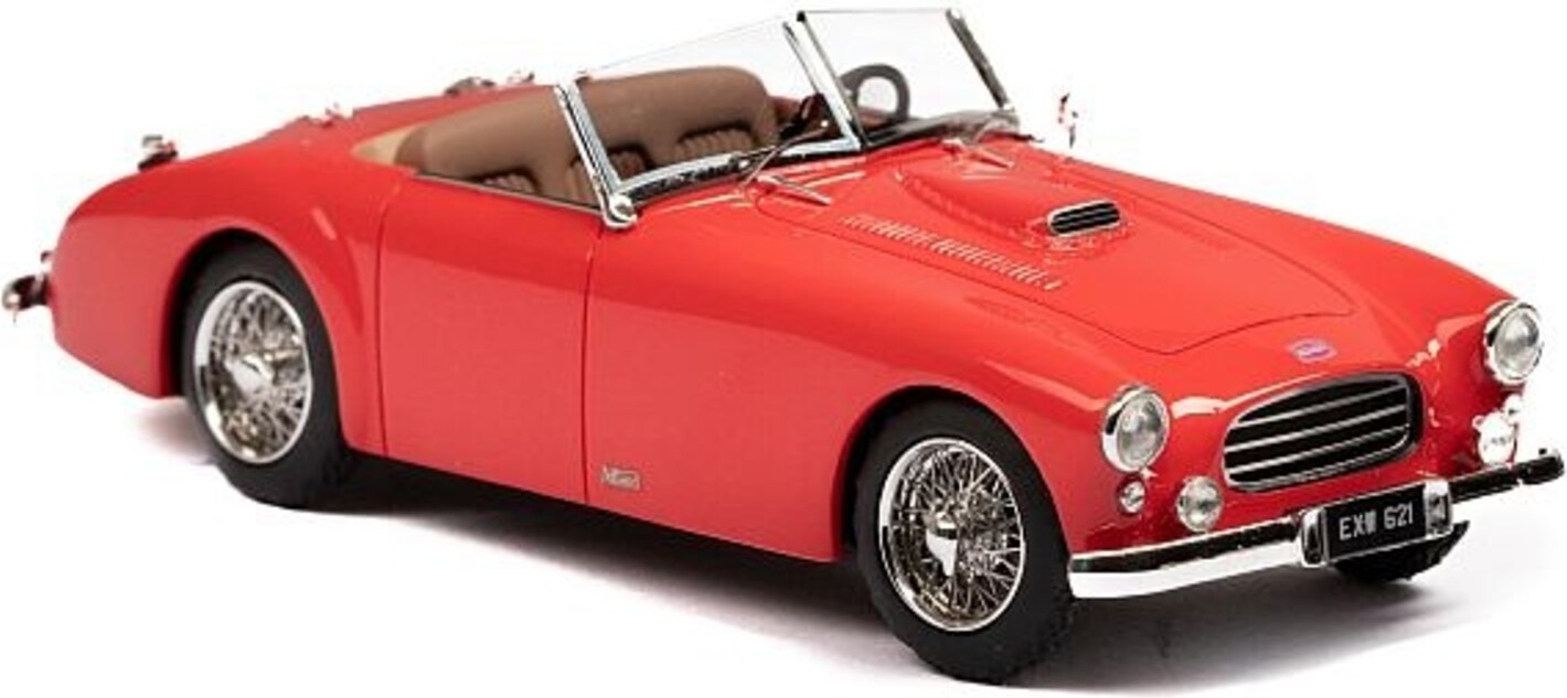 1953 Allard K3 Roadster top down red in 1:43 scale by Esval Models