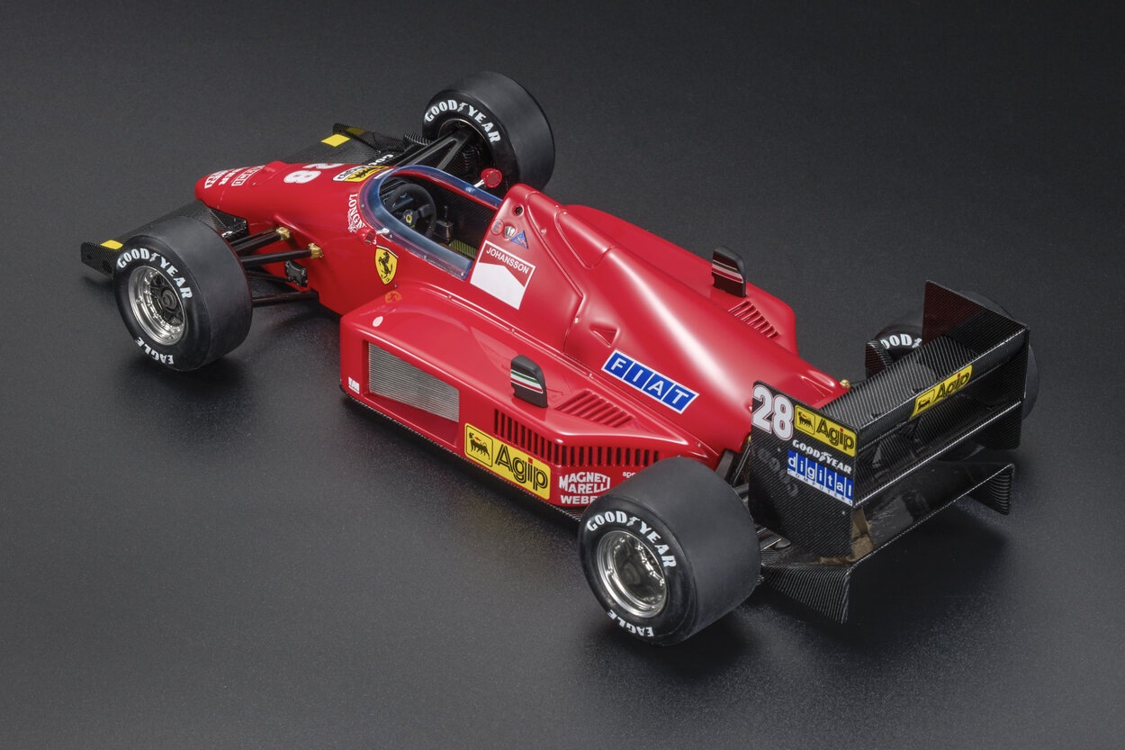 Ferrari F1/86 #28 3rd 1986 Austrian GP S. Johansson in 1:18 scale by GP ...