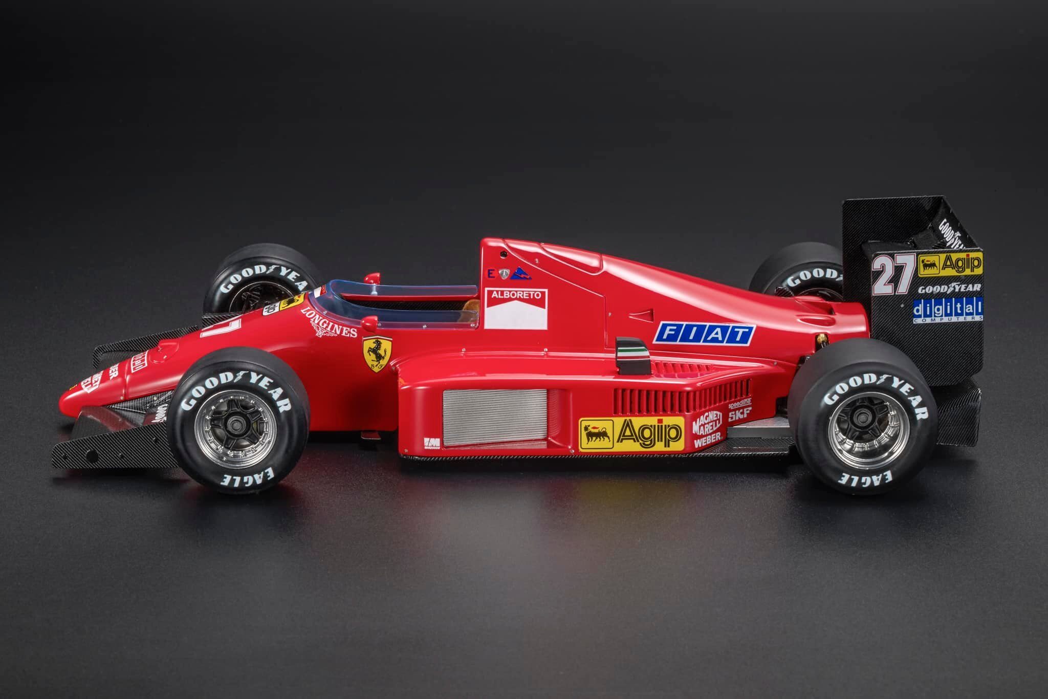 Ferrari F1/86 #28 3rd 1986 Austrian GP S. Johansson in 1:18 scale by GP ...