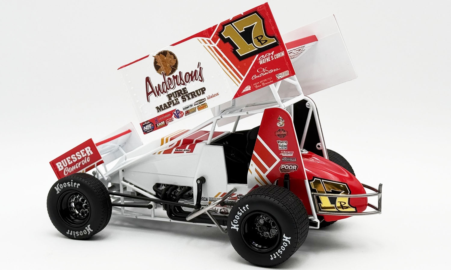 2025 #17B Anderson's Pure Maple Syrup Sprint Car - Bill Balog in 1:18 ...