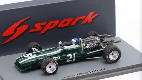Cooper T86 No.21 US GP 1967 Jacky Ickx in 1:43 scale by Spark