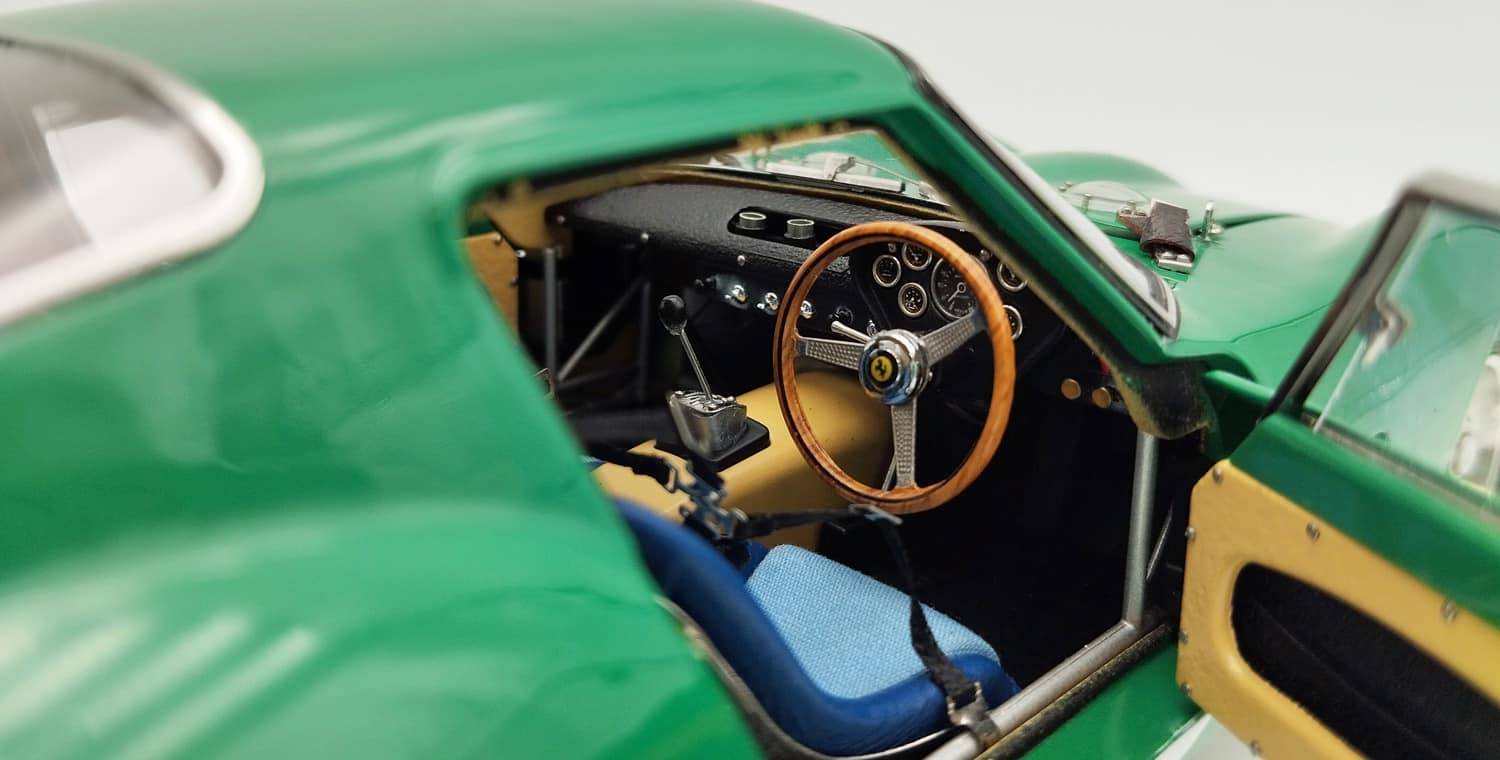 1963 Ferrari GTO Green David Piper, 2nd 1963 British GP, in 1:18 scale ...