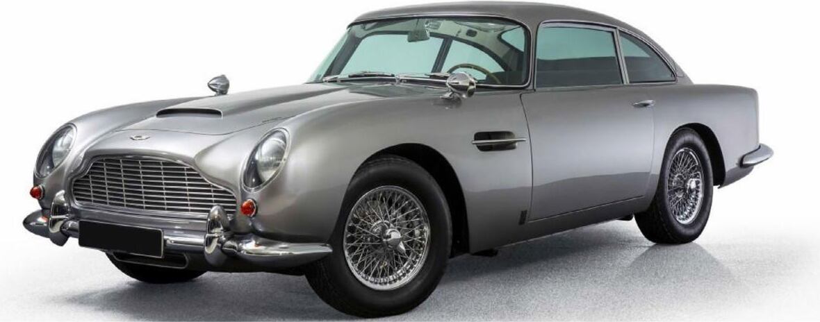 1963 Aston Martin DB5 Silver Birch in 1:12 scale by Norev