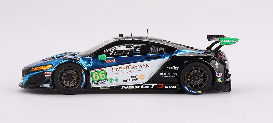 Acura NSX GT3 EVO22 #66 Gradient Racing 2022 IMSA Daytona 24 Hrs in 1: ...