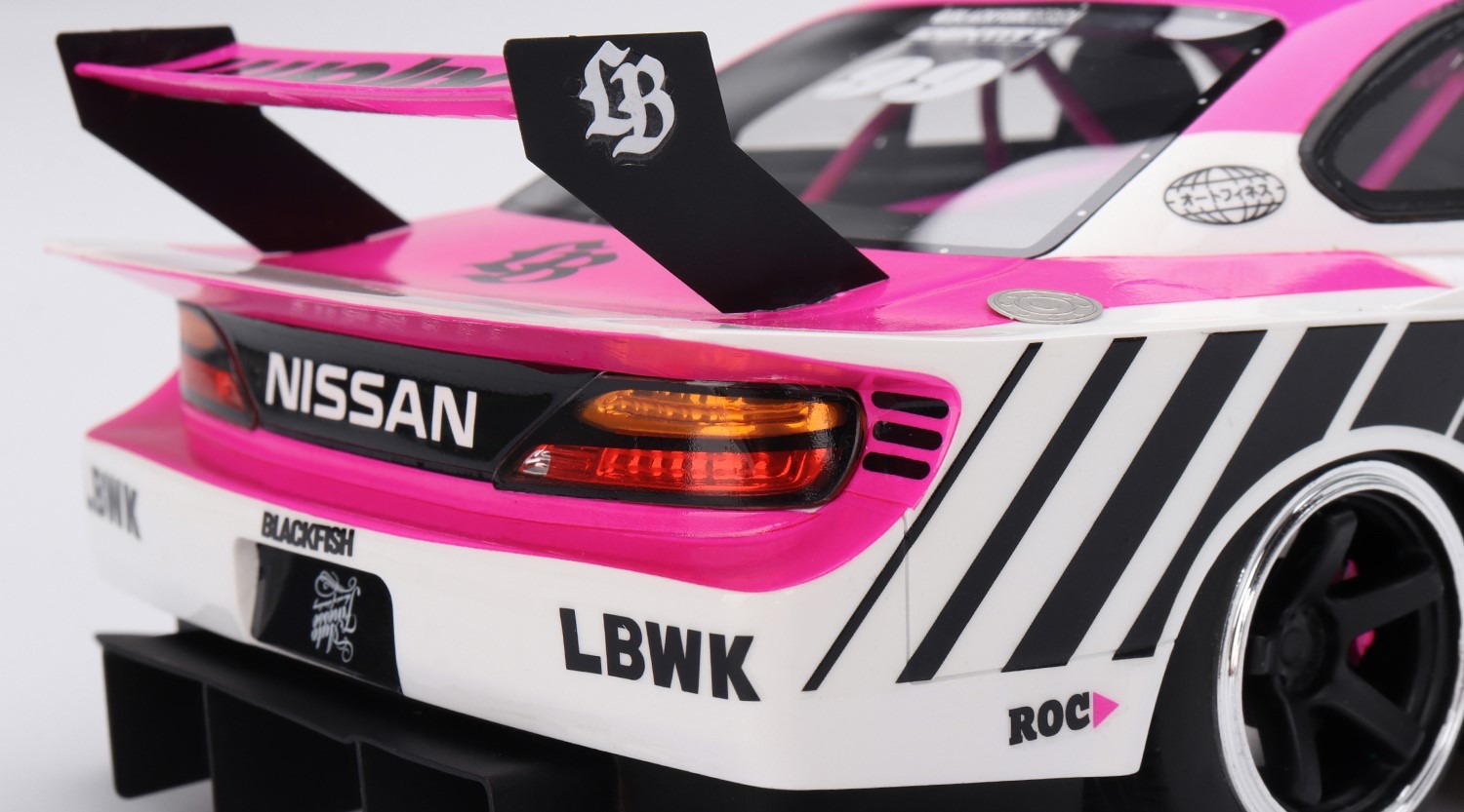 Nissan SILVIA (S15) LB-Super Silhouette Auto Finesse SEMA 2023 in 1:18 ...