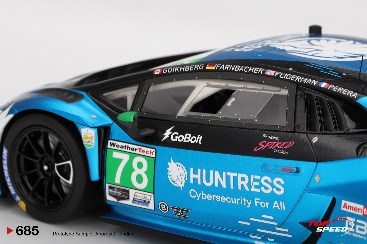 Lamborghini Huracán GT3 EVO2 #78 Forte Racing 2025 IMSA Daytona 24 Hrs ...