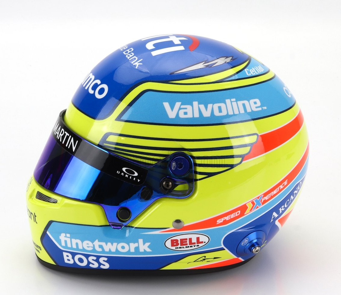 Fernando Alonso Team Aston Martin Aramco #14 Season 2025 F1 helmetin 1/ ...