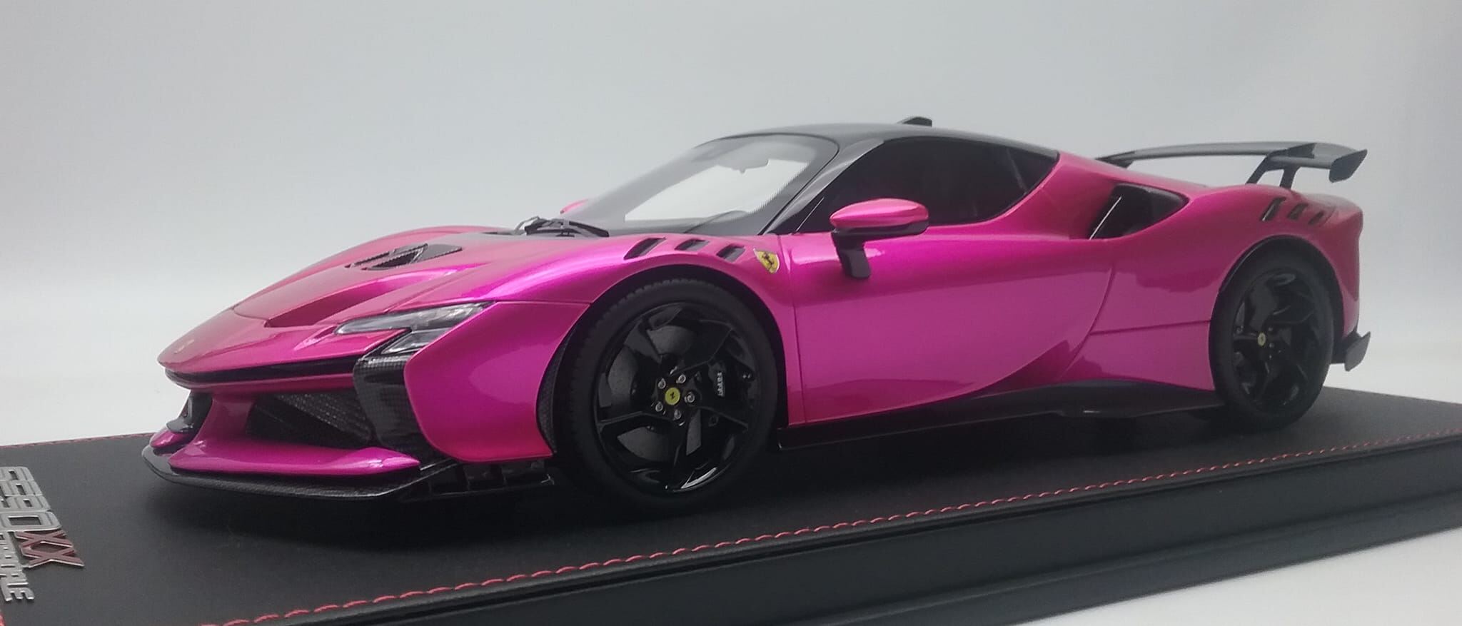 Ferrari SF90 XX Flash Pink Rare Limited Edition of 20pcs in 1:18 scale ...