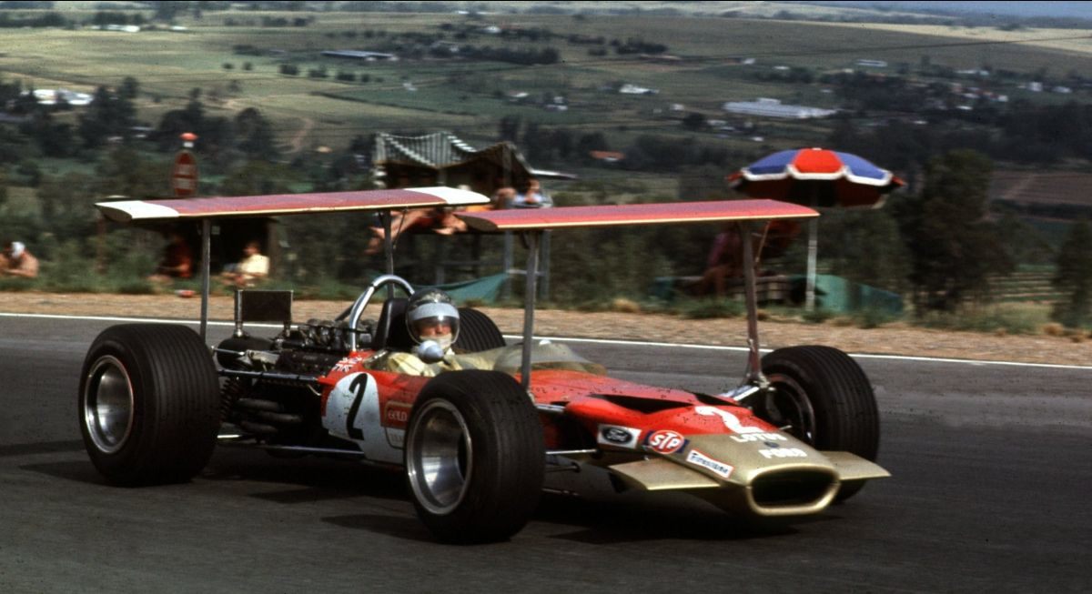 Lotus 49B #2 Jochen Rindt 1969 South African GP in 1:18 scale by Sun Star