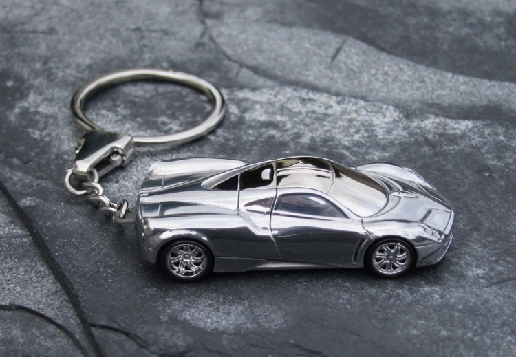 Pagani Huayra Aluminim Casting Car Keychain in 1:87 Scale by AUTOart by ...