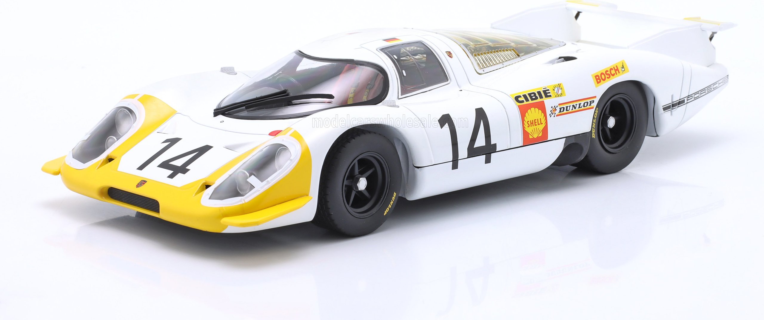 Porsche 917LH 4.5L Team Porsche System Engineering #14 1969 24h Le Mans ...