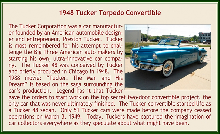 1948 Tucker Torpedo Convertible Top Up in 1:43 Scale by Esval Models by ...