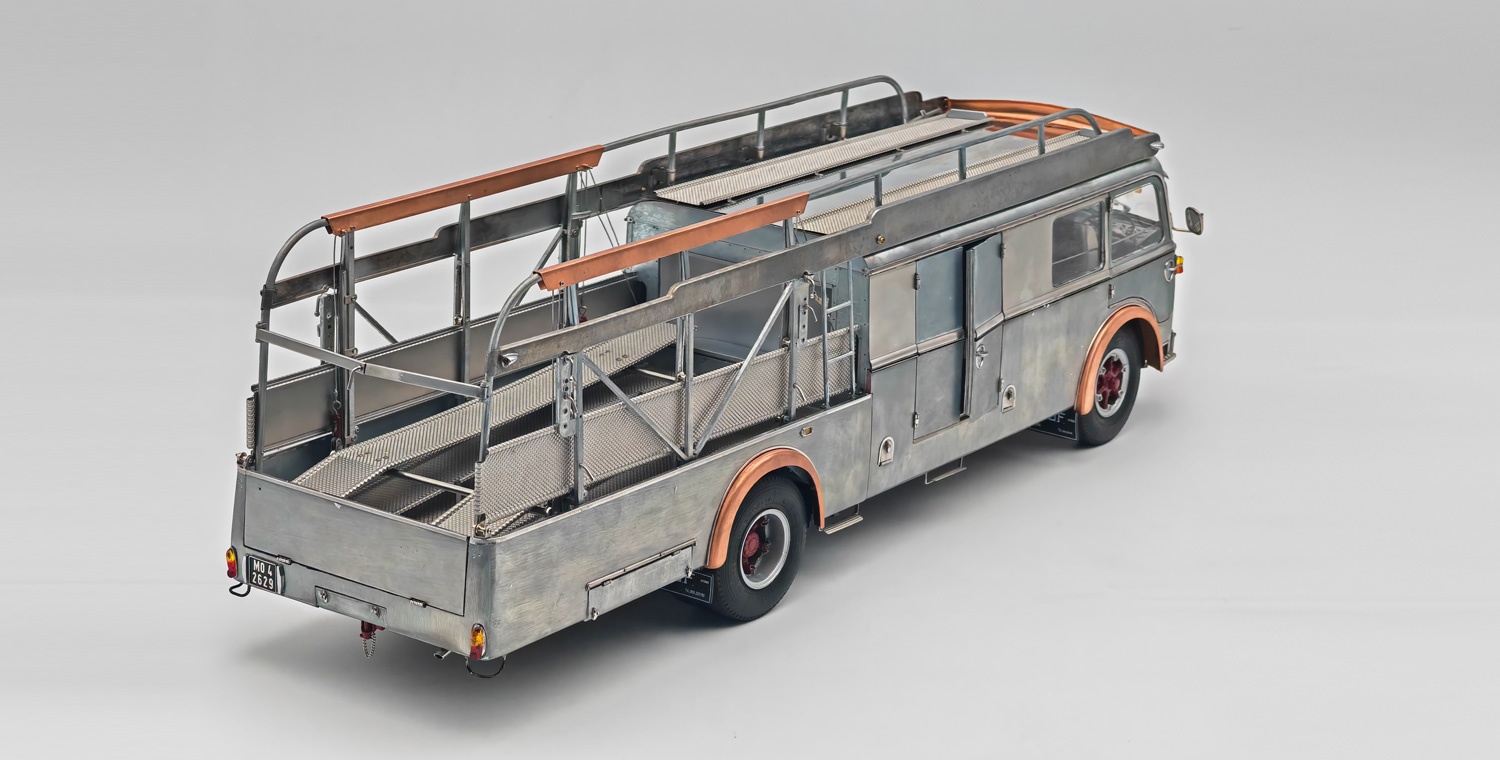 Bundle Bartoletti 1950's Racing Transporter and Ferrari 250 GTO “clear ...