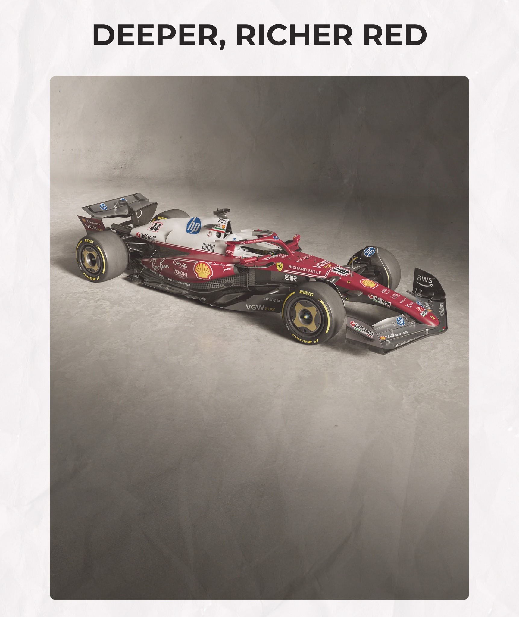 Ferrari SF25 #44 2025 Monza GP Lewis Hamilton Lauda 50th Anniversary ...