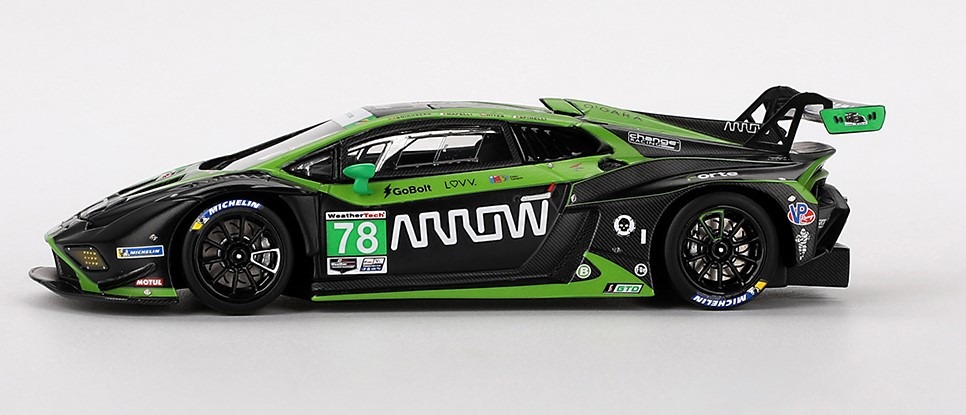 Lamborghini Huracán GT3 EVO2 #78 Forte Racing 2023 IMSA Daytona 24 Hrs ...
