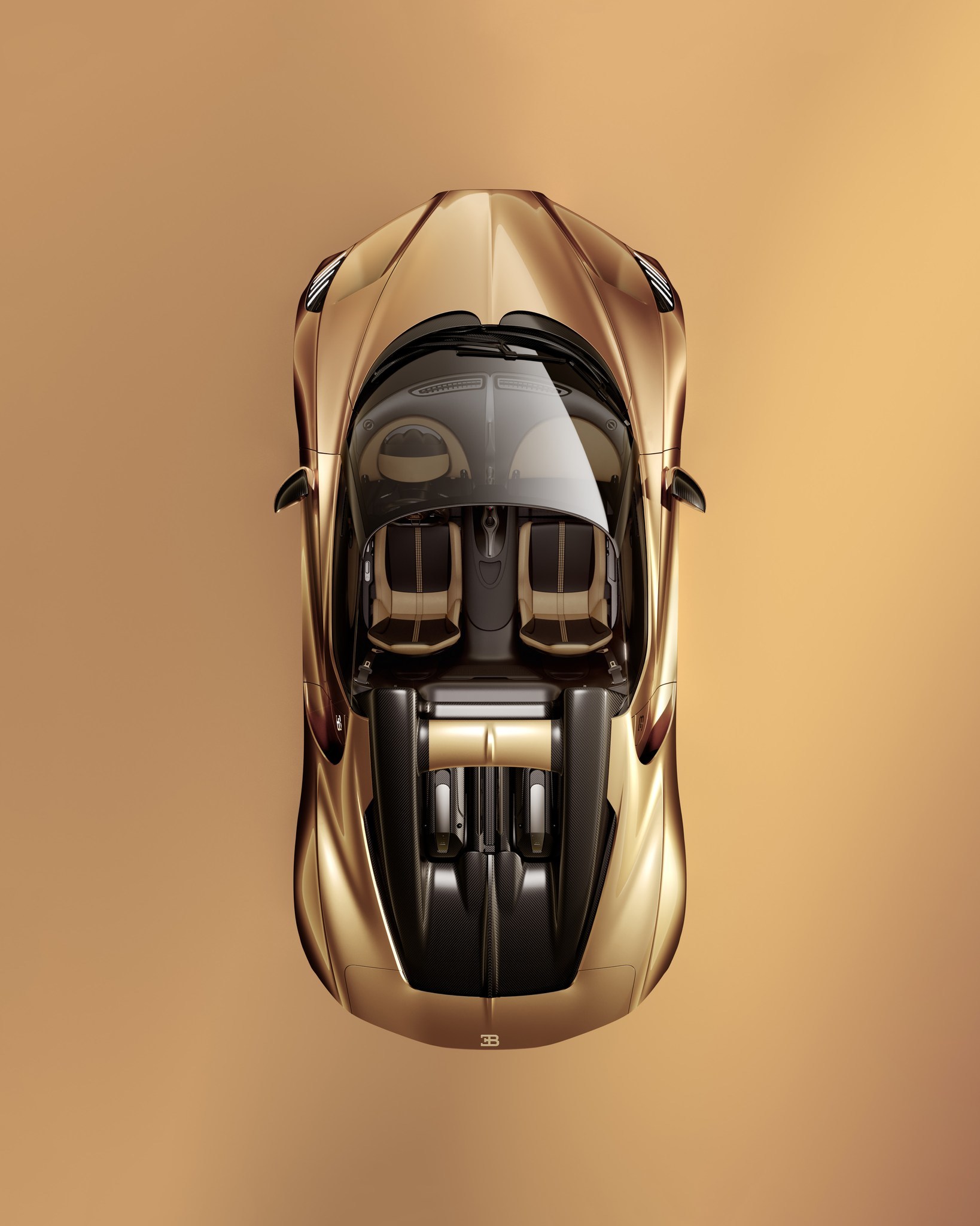 Bugatti W16 Mistral Doré in 1:18 scale by MR Collection
