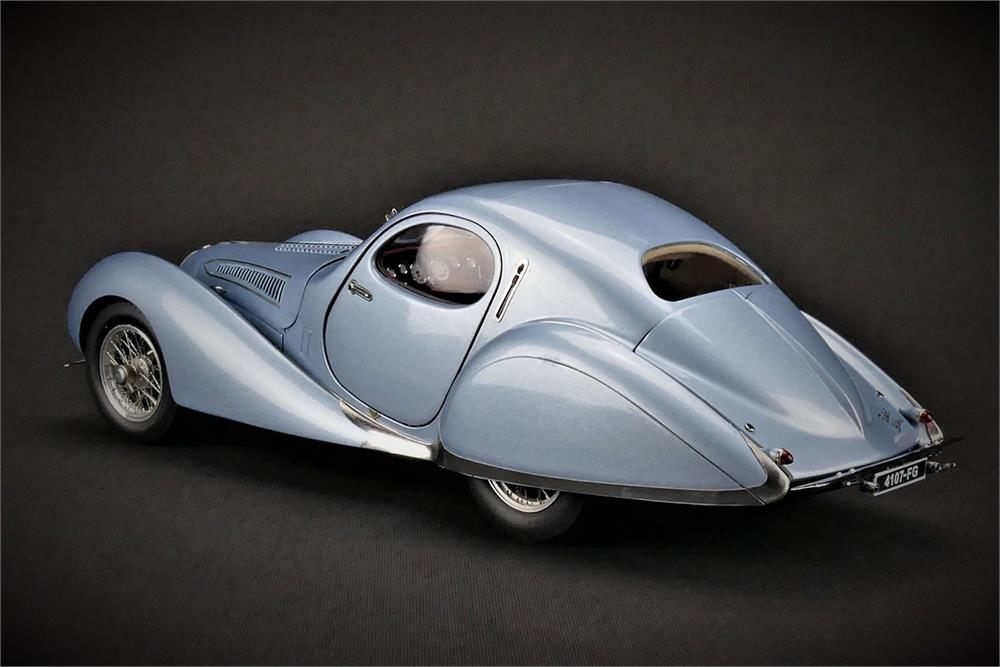 1938 Talbot Lago Type 150 SS Teardrop in 1:18 Scale by CMC