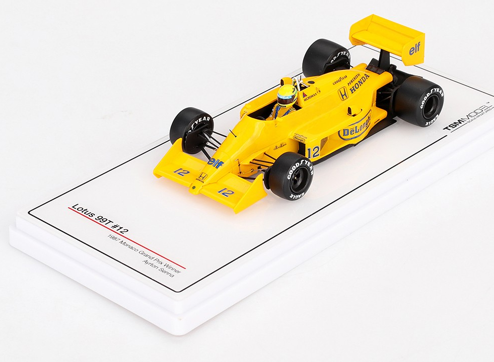 Lotus 99T #12 Ayrton Senna 1987 Monaco Grand Prix Winner in 1:43 scale ...