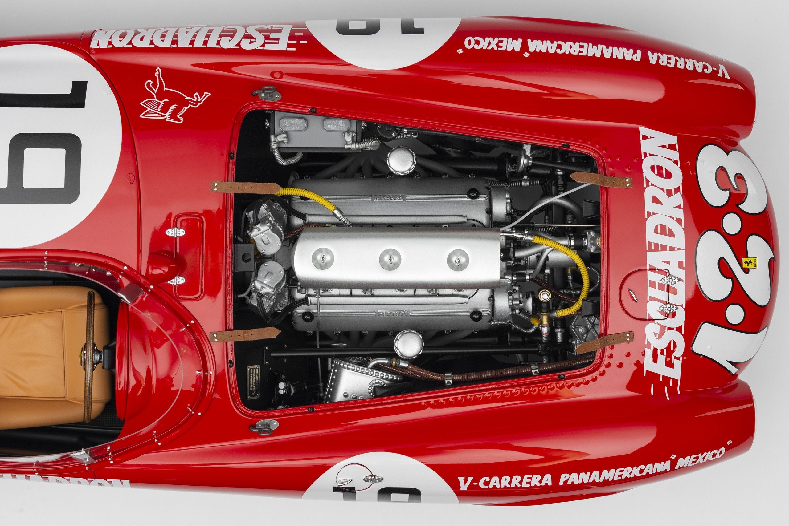 1954 Carrera Panamericana Winner Ferrari 375 Plus in 1:8 scale by Amalgam