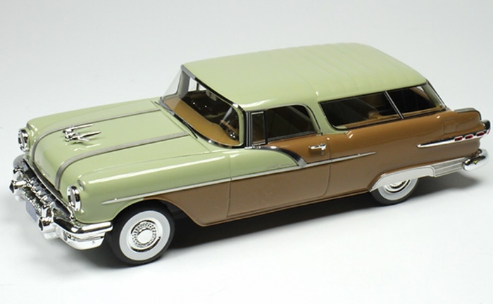 1956 Pontiac Safari Sandalwood Tan Poly in 1:43 scale by Goldvarg ...