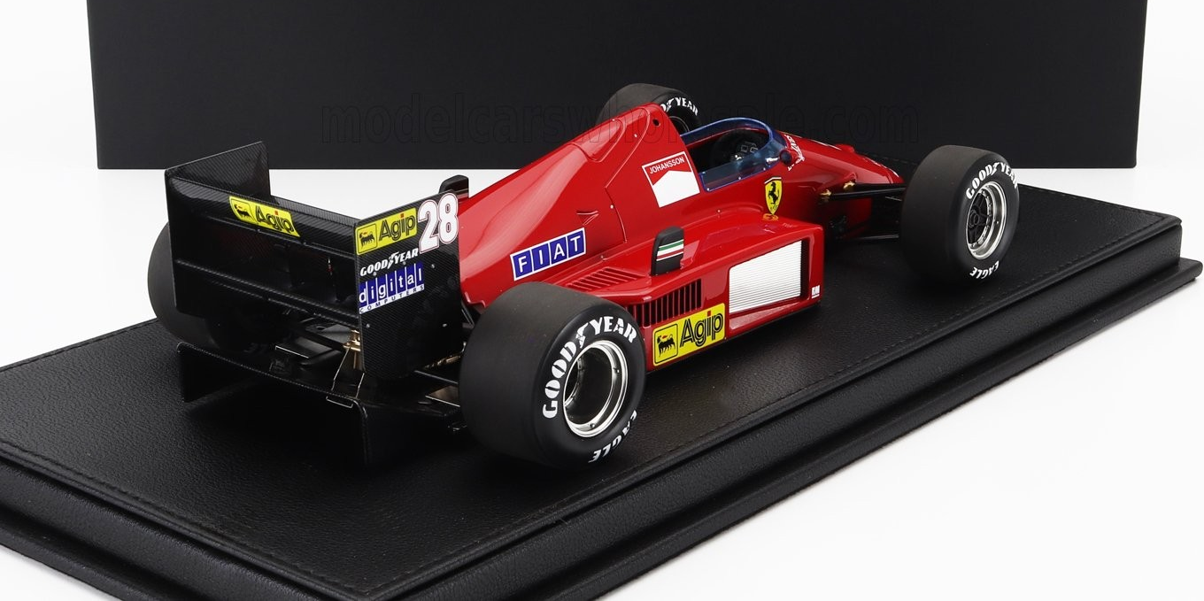 Ferrari F1/86 #28 3rd 1986 Austrian GP S. Johansson in 1:18 scale by GP ...