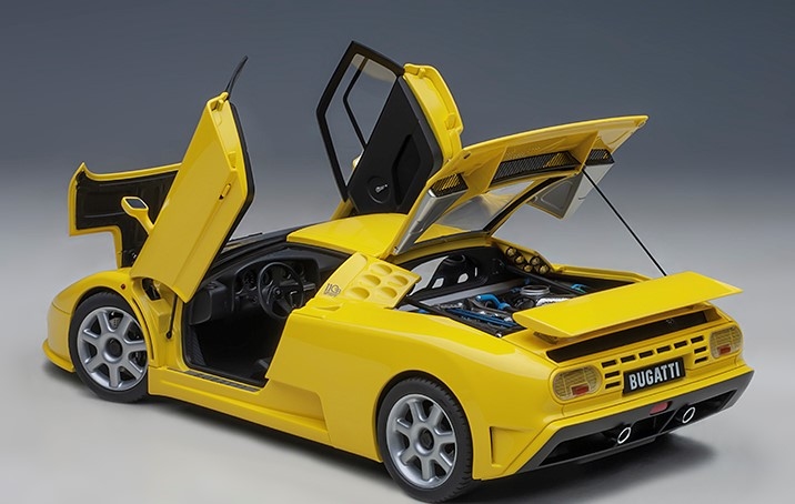 BUGATTI EB110 SS (GIALLO BUGATTI/YELLOW) in 1:18 scale by AUTOart by ...