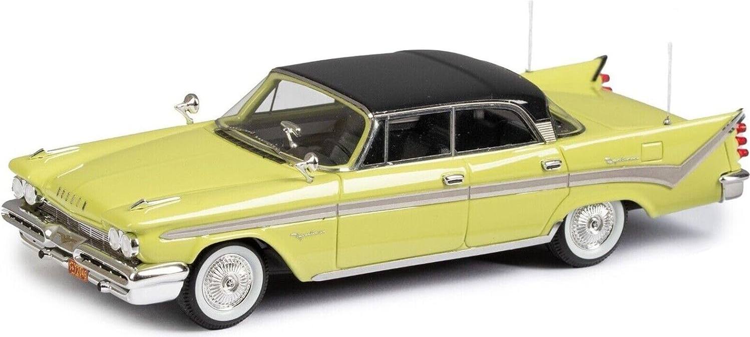 1959 DeSoto Firedome 4 door hardtop - yellow/black in 1:43 scale by ...