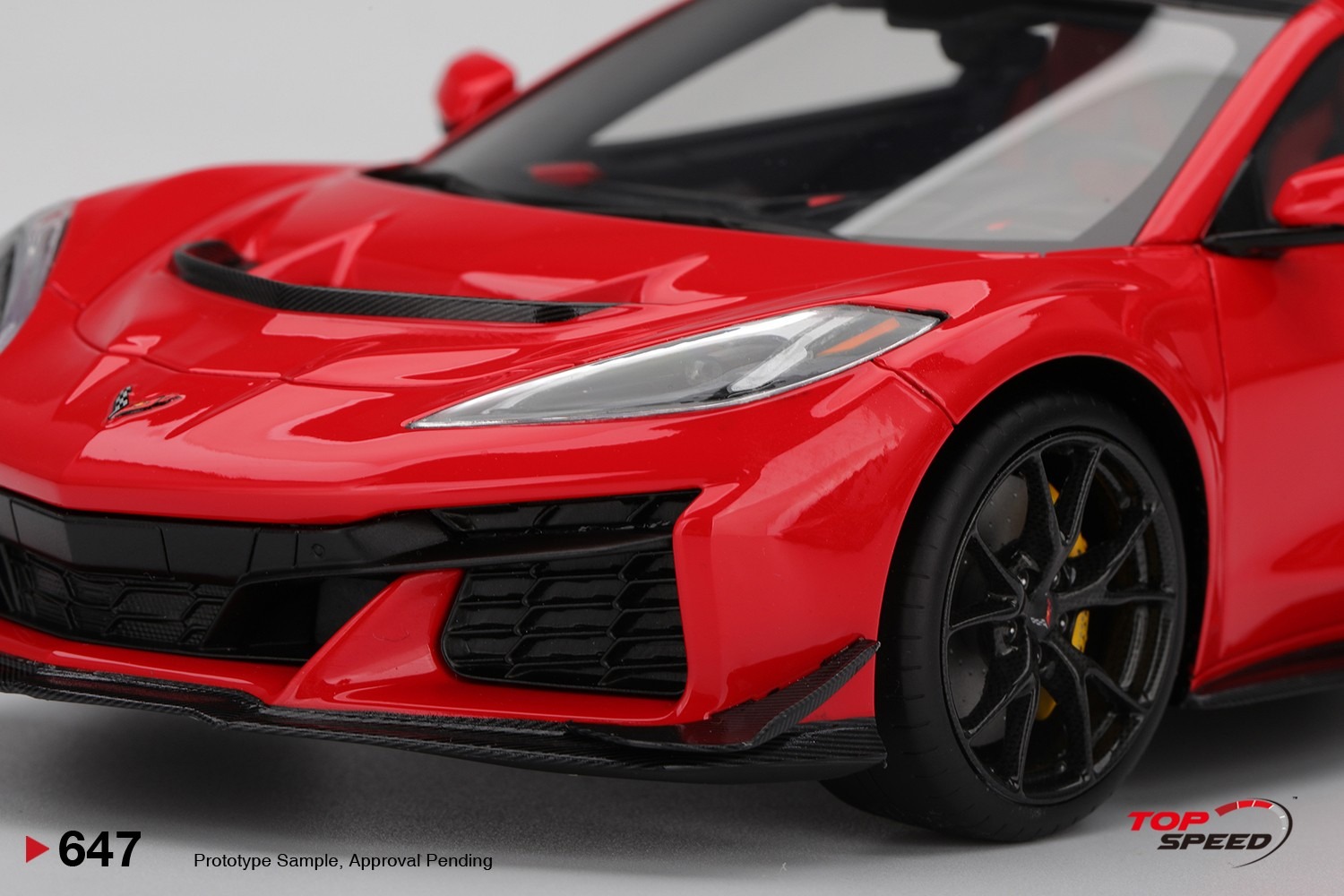 2026 Chevrolet Corvette C8 ZR1 Torch Red in 1:18 scale by Topspeed