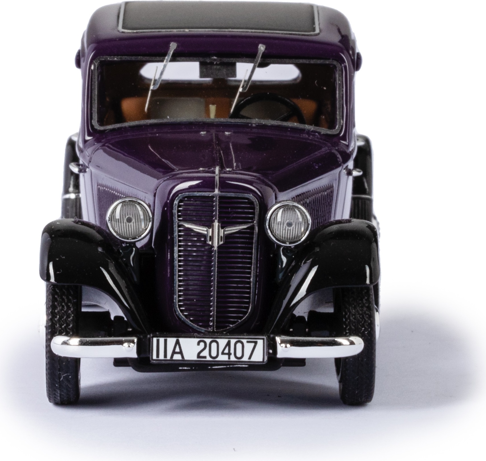 1934-39 Adler Trumpf Junior Purple/Black in 1:43 scale by Esval Models ...