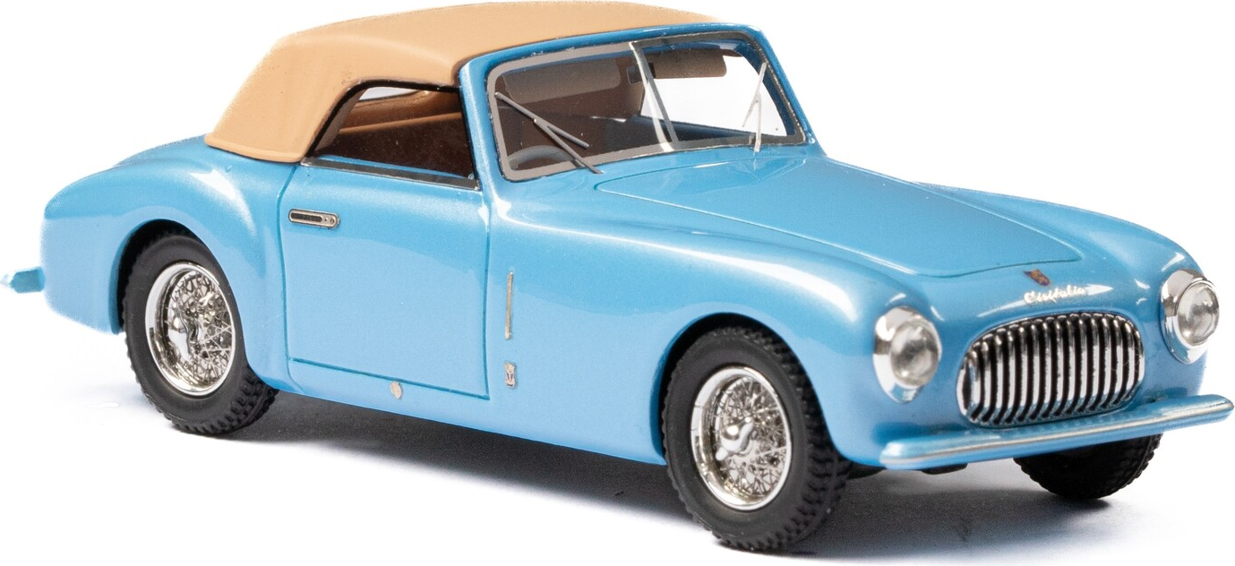 1947 Cisitalia 202 SC Cabriolet by Stabilimenti Farina top up blue in 1 ...