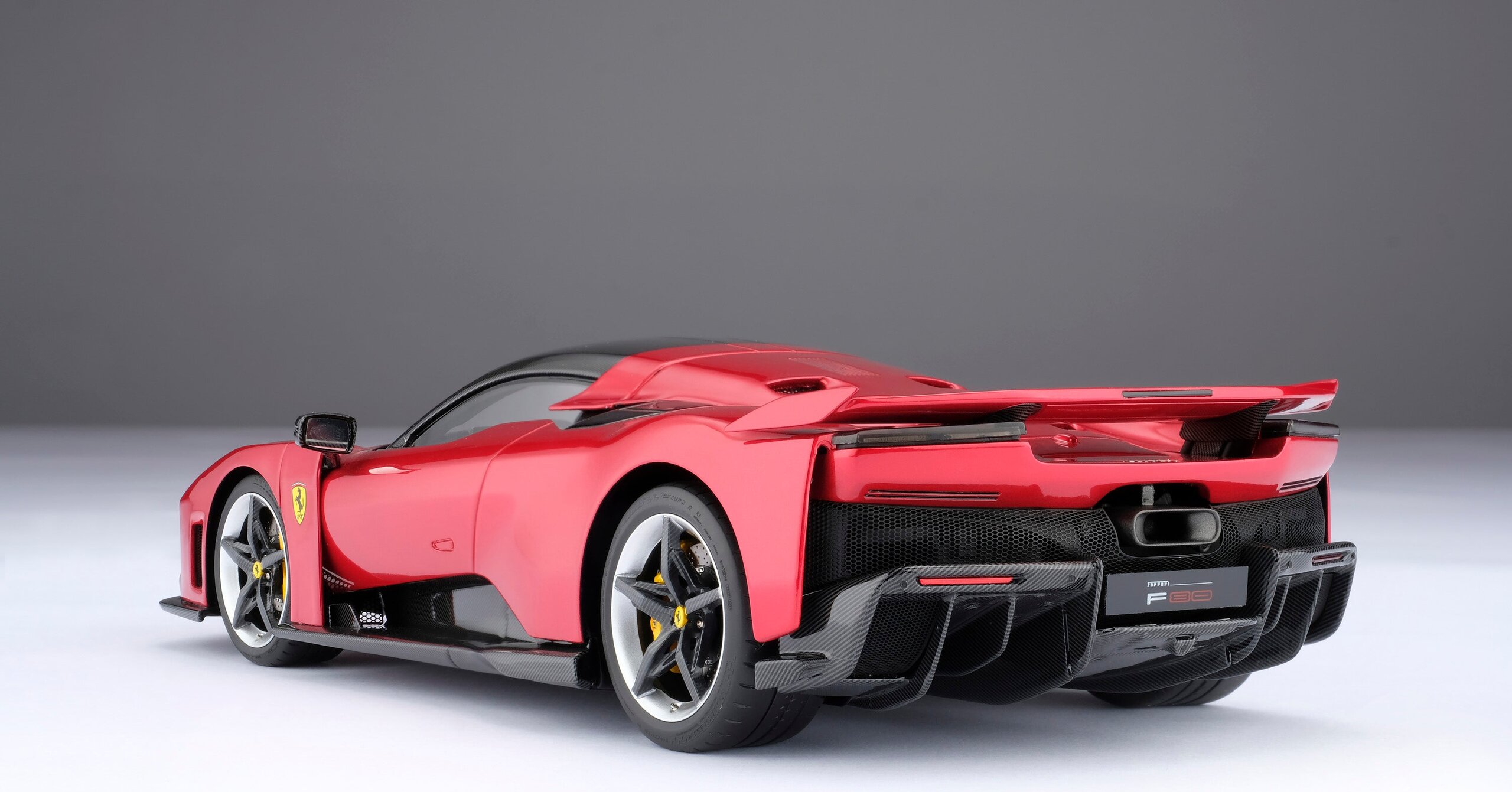 Ferrari F80 Rosso Red Supercar in 1:18 scale by Amalgam